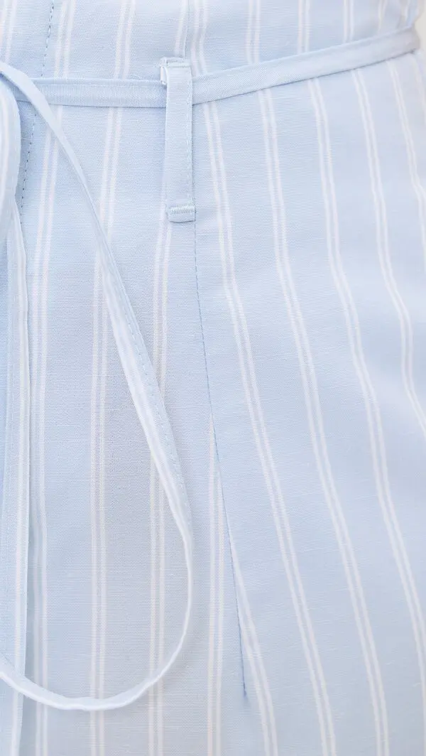 Onia Striped Paper Bag Waist Trousers