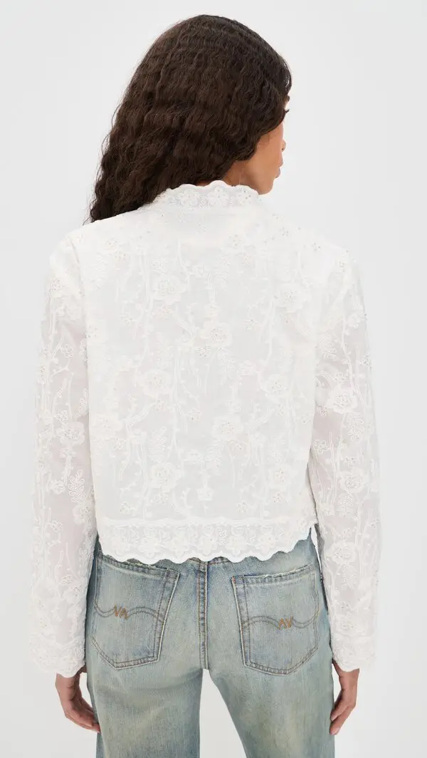 Arianne Elmy Embroidered Voile Jacket