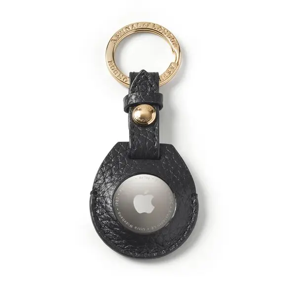 ASPINAL OF LONDON Airtag Key Ring - Black