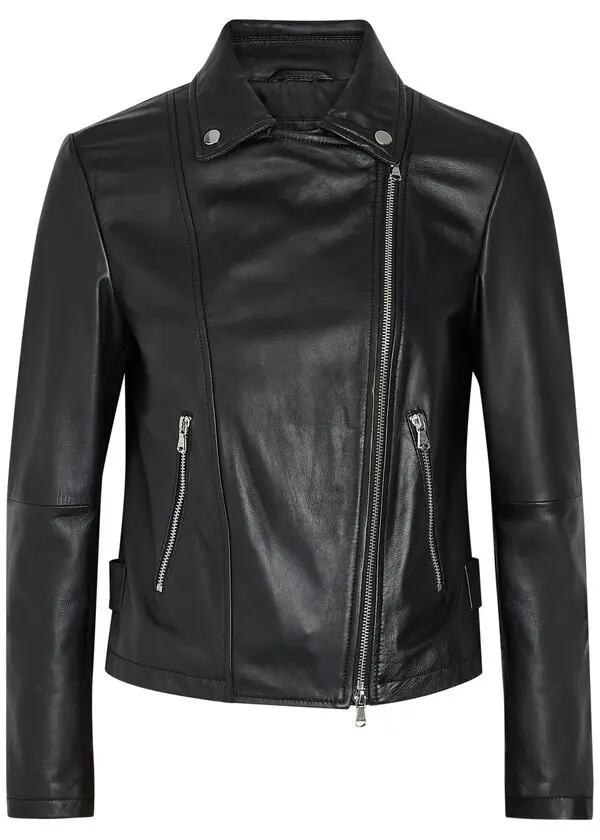 Emporio Armani Leather Biker Jacket