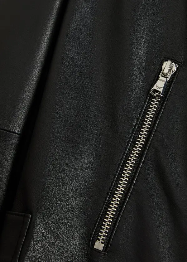 Emporio Armani Leather Biker Jacket