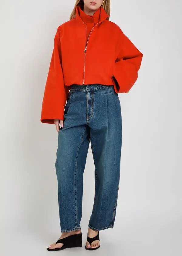 Alaïa Layered Padded Cotton Jacket