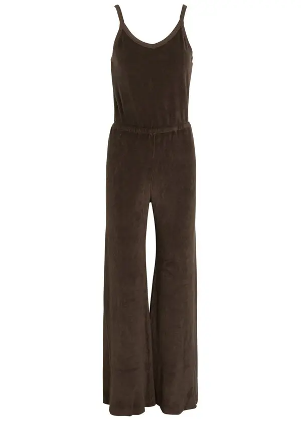 Suzie Kondi Elma Terry Jumpsuit - Brown