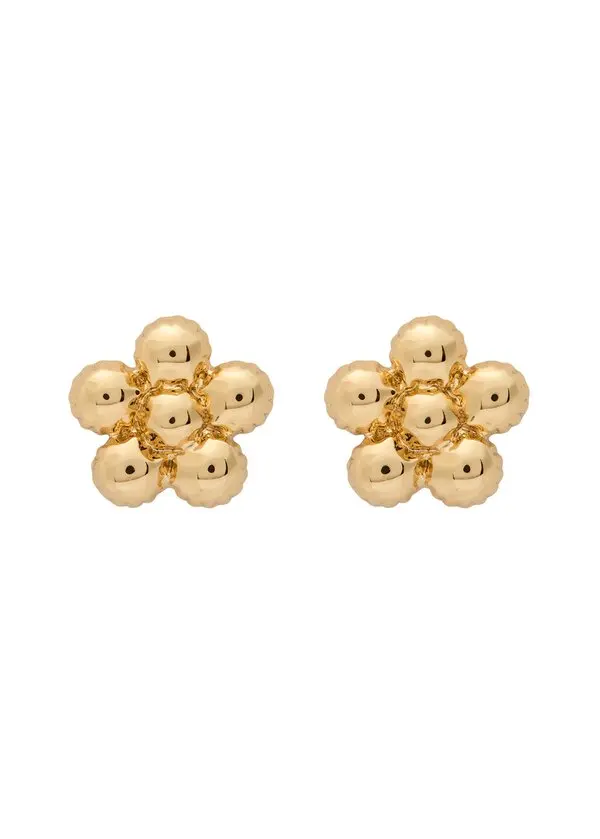 Marc Jacobs Daisy Balloon Stud Earrings - Gold