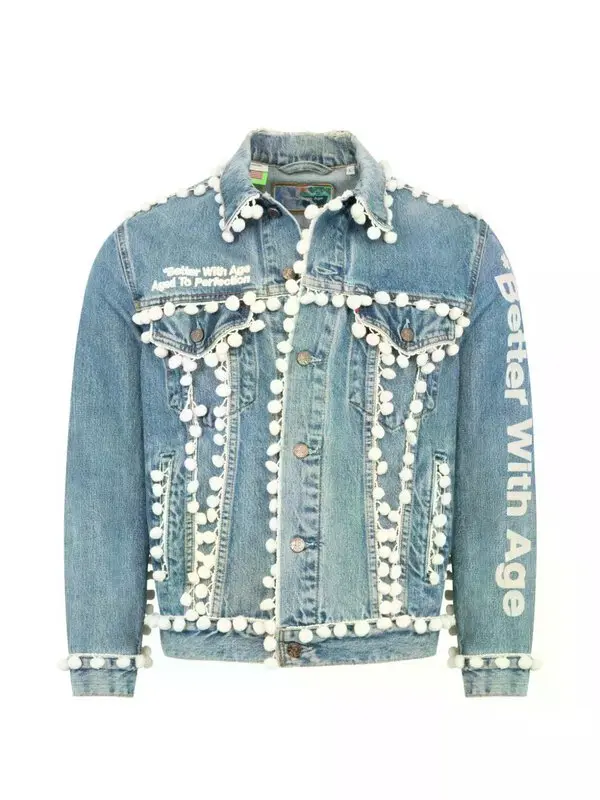 BETTER WITH AGE Embellished Denim Jacket