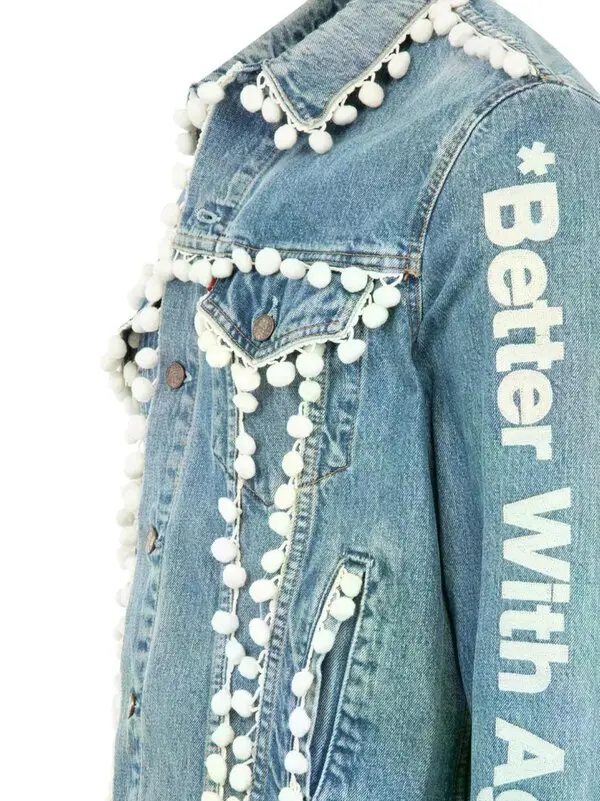 BETTER WITH AGE Embellished Denim Jacket
