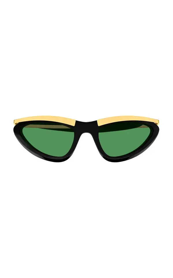 Bottega Veneta Cat-eye Acetate Sunglasses - Black