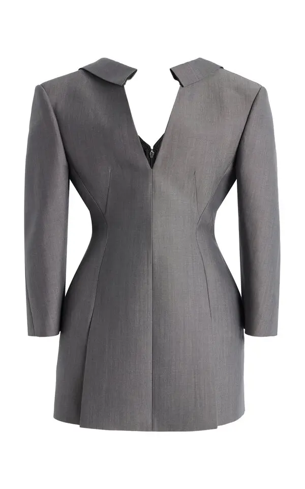 Givenchy Back-to-front Blazer Dress - Grey