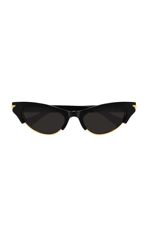 Bottega Veneta Cat-eye Acetate Sunglasses - Black