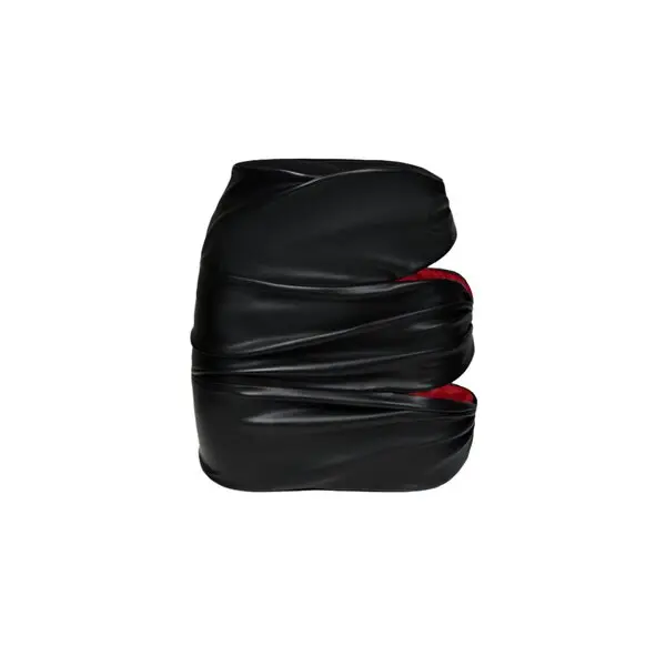 LIKA Draped Mini Skirt - Black