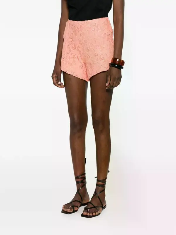 ACTUALEE Lace Patterned Shorts