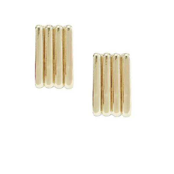 MAISON DE GALA Starlight Charm Huggie Earrings - Gold