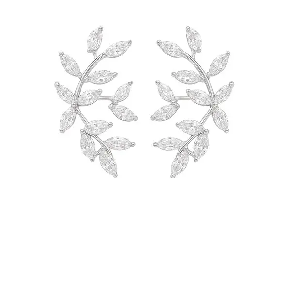 MAISON DE GALA Leaf Vine Earrings
