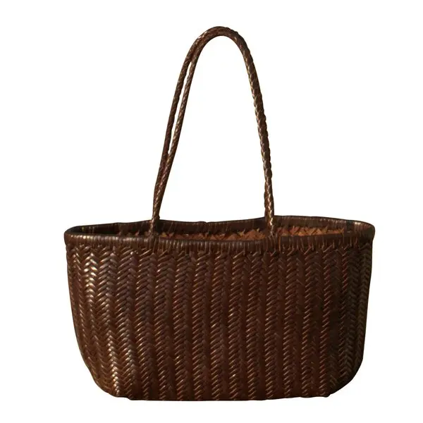RIMINI Viviana Woven Leather Handbag