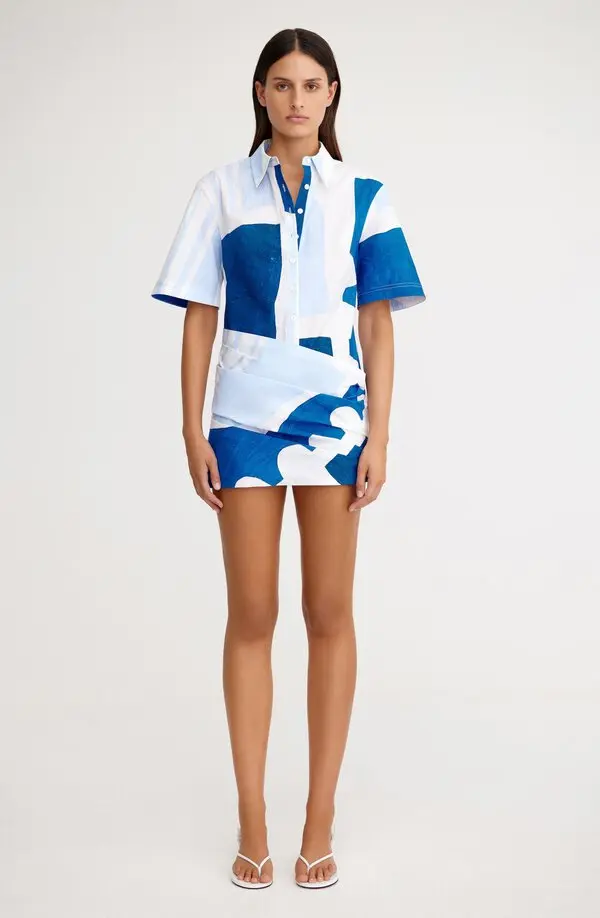 Significant Other Claire Printed Mini Dress