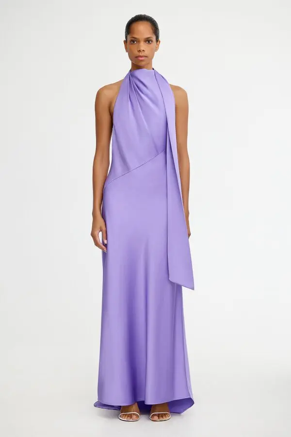Significant Other Adriana Halter Gown - Lilac
