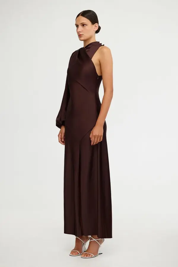 Significant Other Adriana One Shoulder Maxi Dress