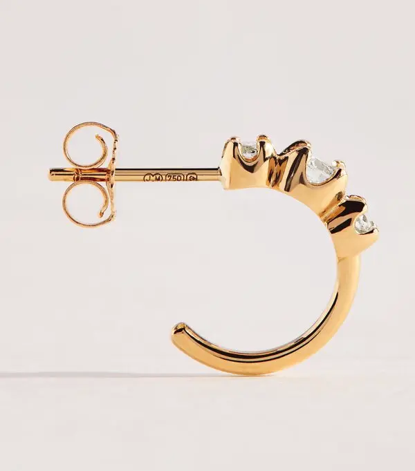 JENNIFER MEYER Mini Graduated Hoop Earrings