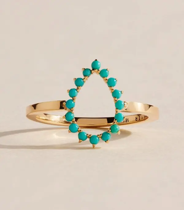JENNIFER MEYER Mini Teardrop Ring - Gold