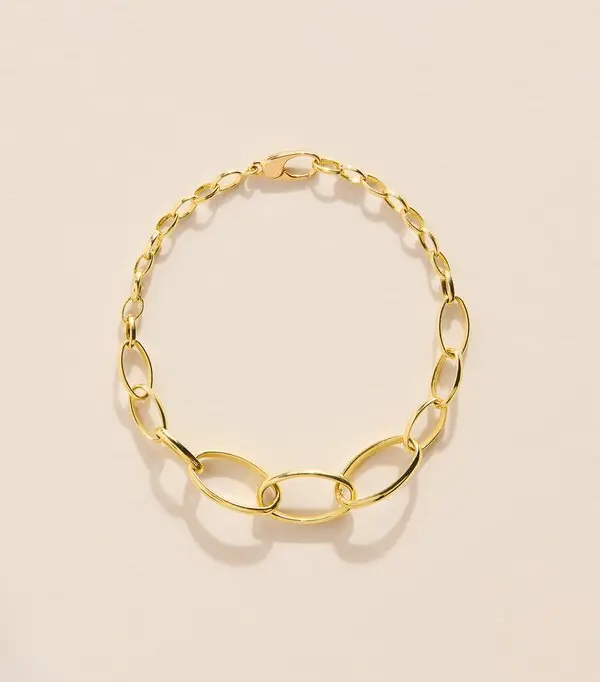 JENNIFER MEYER Yellow Graduated Edith Link Bracelet - Gold