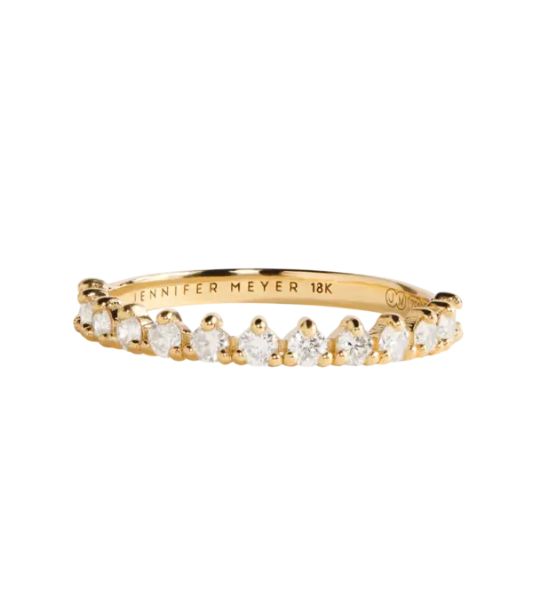 JENNIFER MEYER Diamond 3-prong Ring - Gold