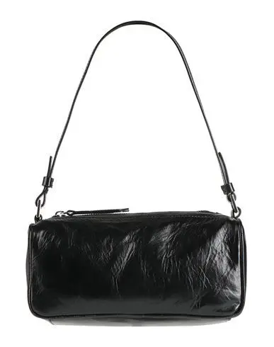 By Far Lambskin Handbag - Black