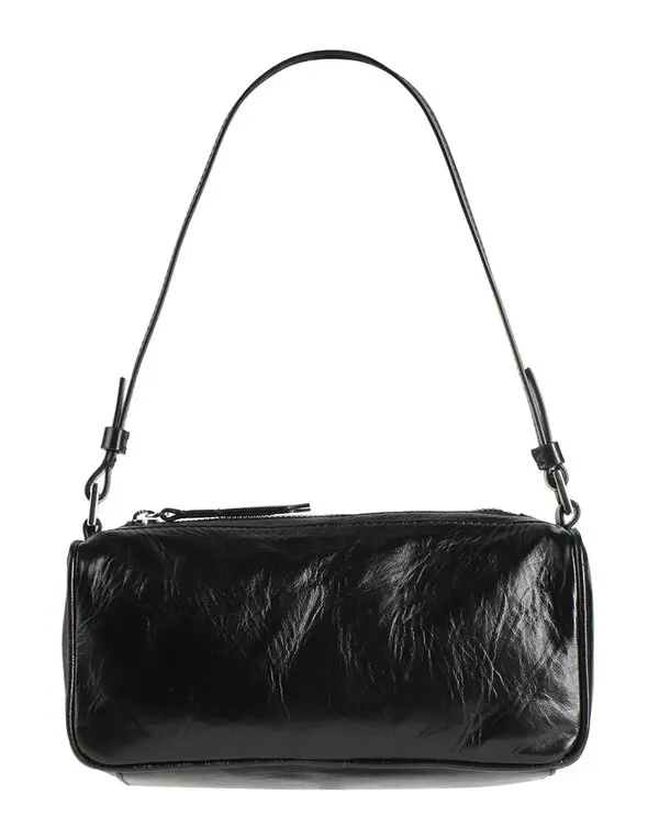 By Far Lambskin Handbag - Black