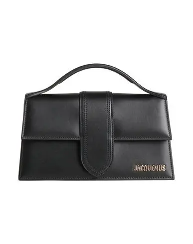 Jacquemus Grande Bambino Leather Handbag - Black