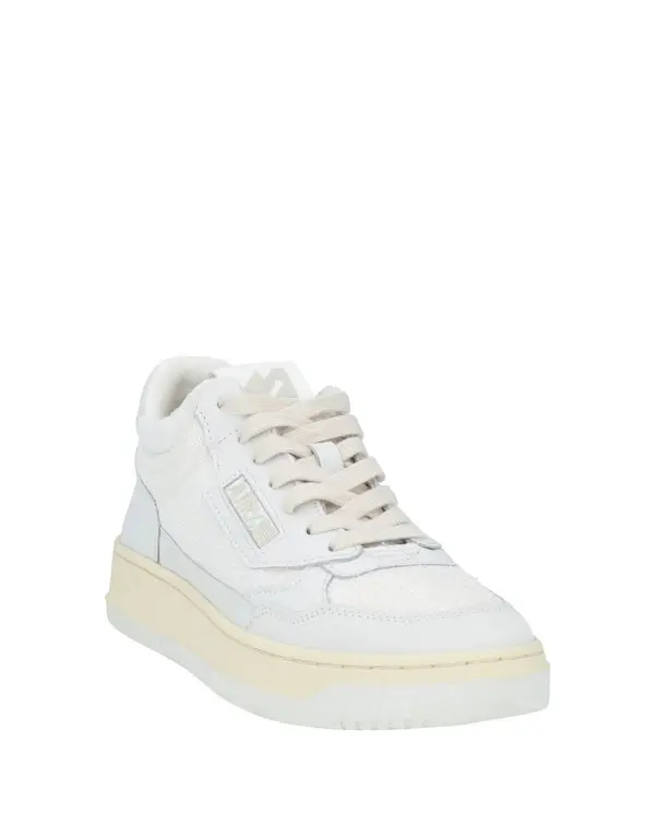 AUTRY Leather And Textile Fiber Low-top Sneakers - White