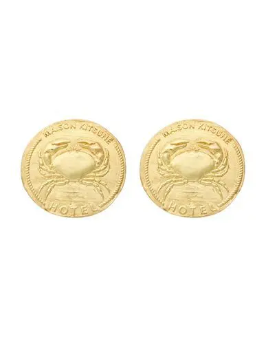 Maison Kitsuné X Nalin Studios Metal Earrings - Gold