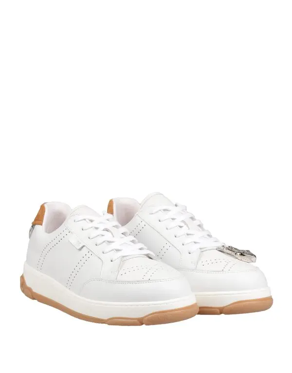 Gcds Leather Low-top Sneakers - White
