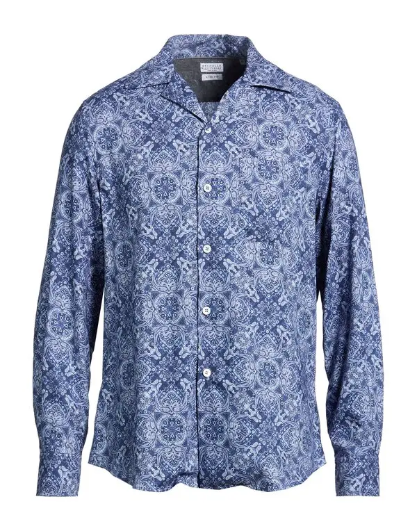Brunello Cucinelli Shirt Size Cotton - Navy