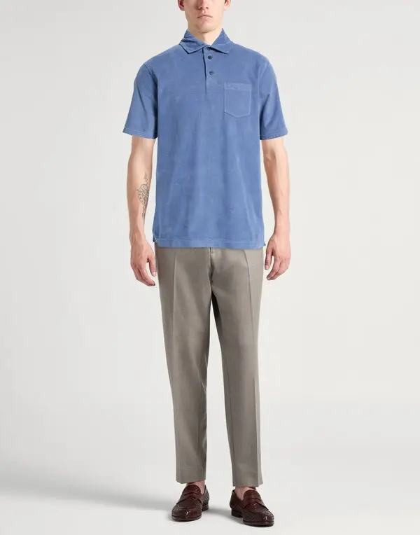 Paul & Shark Polo Shirt Size Cotton, Elastane - Blue