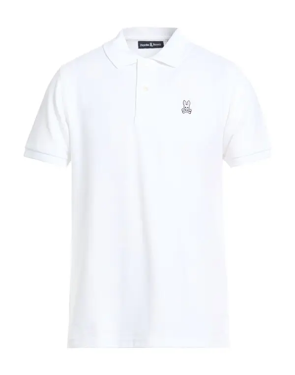 Psycho Bunny Polo Shirt Size Pima Cotton - White