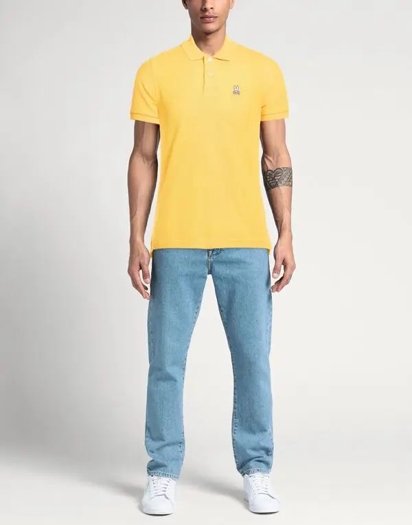 Psycho Bunny Polo Shirt Size Pima Cotton - Yellow