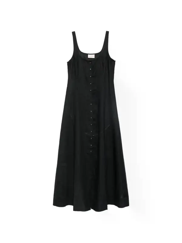 MC2 SAINT BARTH Mina Sleeveless Midi Dress - Black