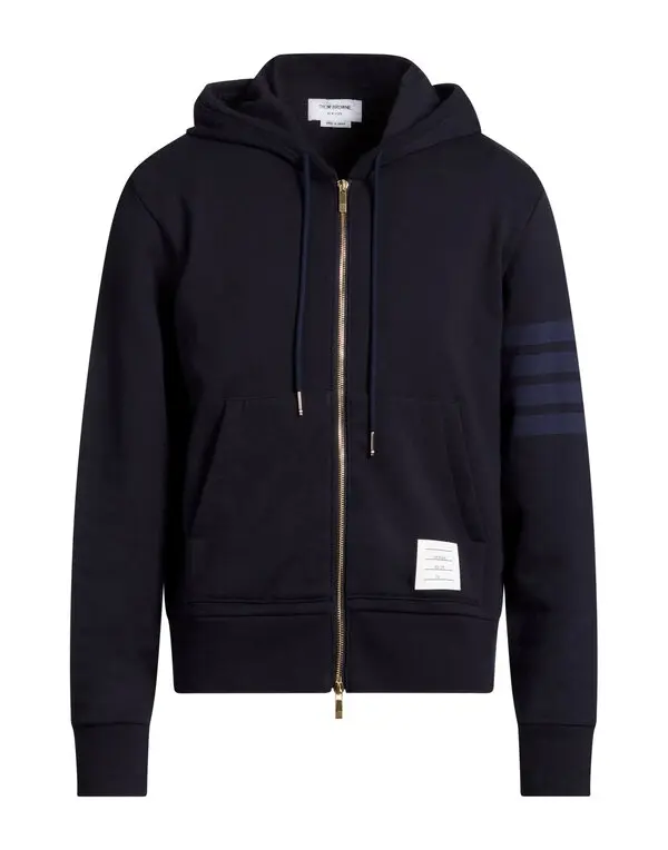 Thom Browne Cotton Terry Sweatshirt - Navy
