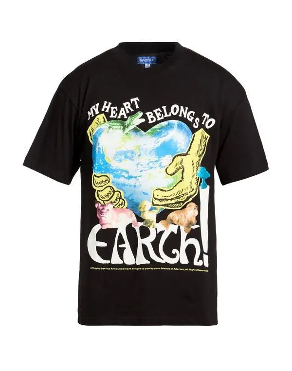 MARKET T-shirt Size Cotton