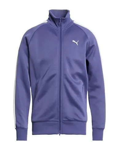 PUMA Sweatshirt With Embroidered Logo - Purple
