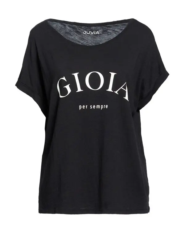 JUVIA Printed Cotton Viscose T-shirt