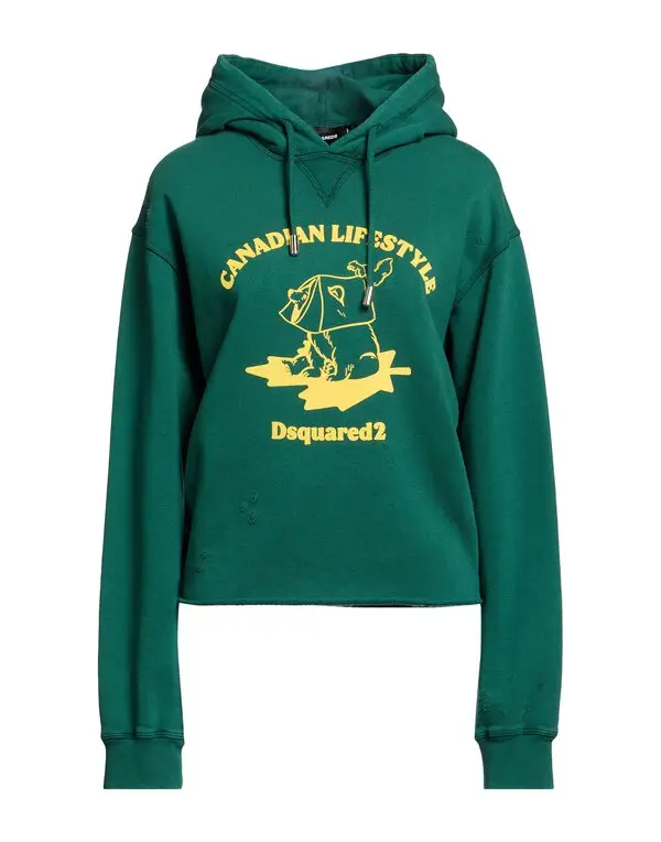 Dsquared2 Emerald Cotton Sweatshirt