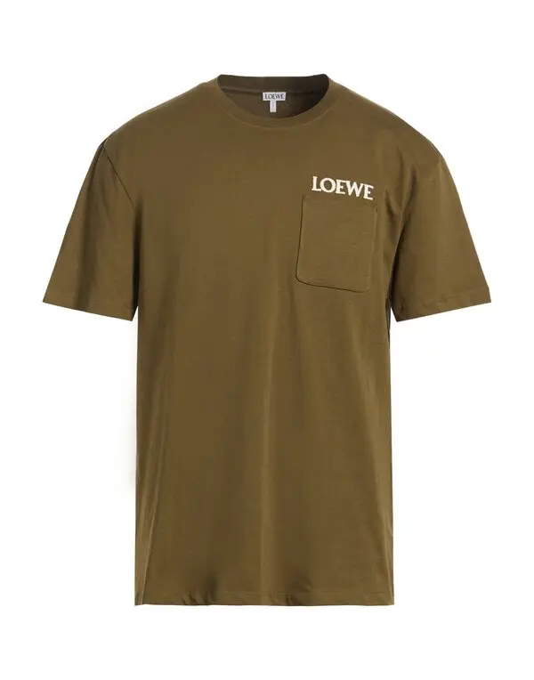 Loewe T-shirt Size Cotton, Polyester, Elastane - Green