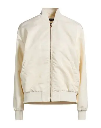 Versace Bomber Jacket With Logo - White