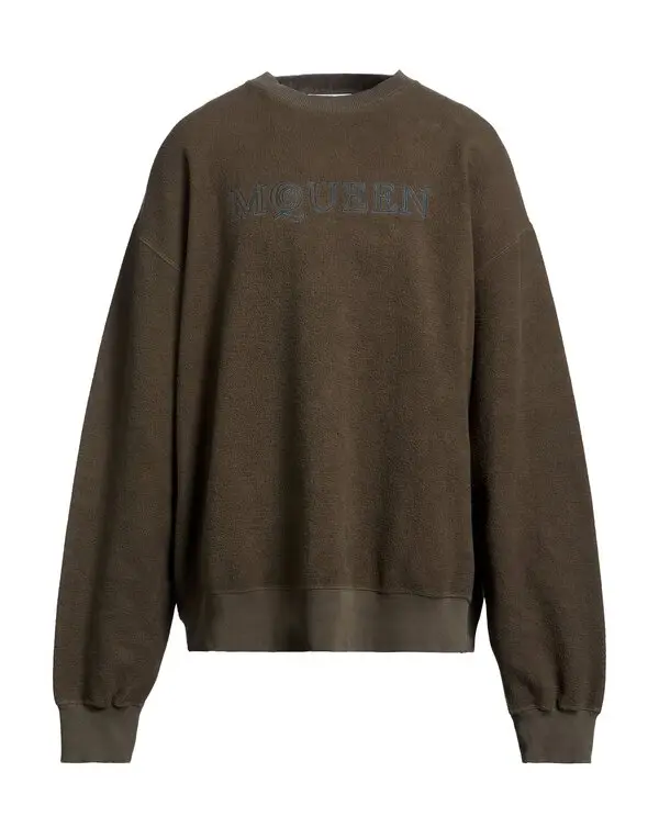 Alexander McQueen Military Cotton Sweatshirt