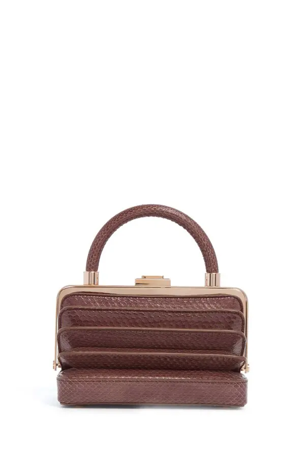 Gabriela Hearst Diana Bag In Snakeskin