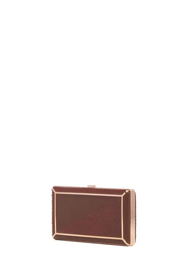 Gabriela Hearst Callas Clutch In Snakeskin & Nappa Leather