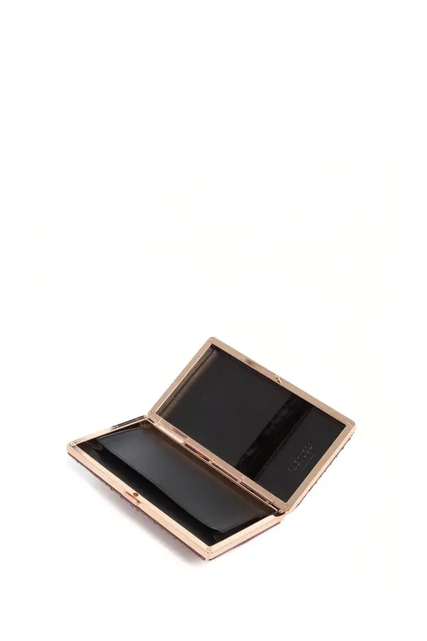 Gabriela Hearst Callas Clutch In Snakeskin & Nappa Leather