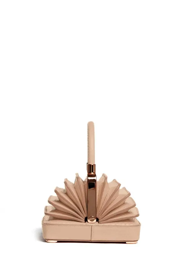 Gabriela Hearst Small Diana Snakeskin Bag - Nude