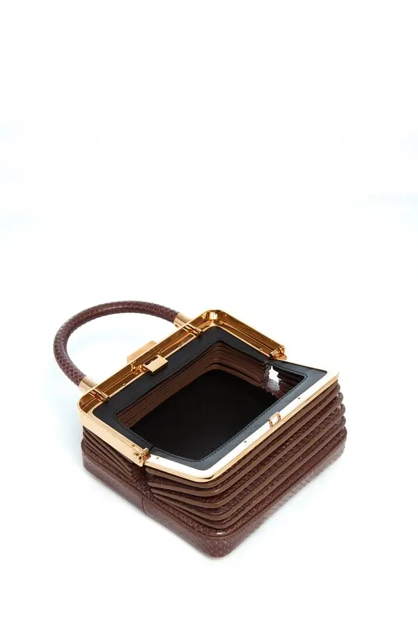 Gabriela Hearst Small Diana Snakeskin Bag