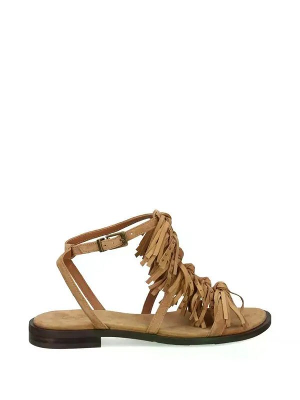 Ash Panic Fringed Studded Sandals